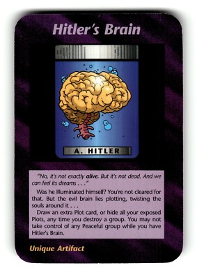 Hitler's Brain Card Unlimited INWO Illuminati New World Order | eBay