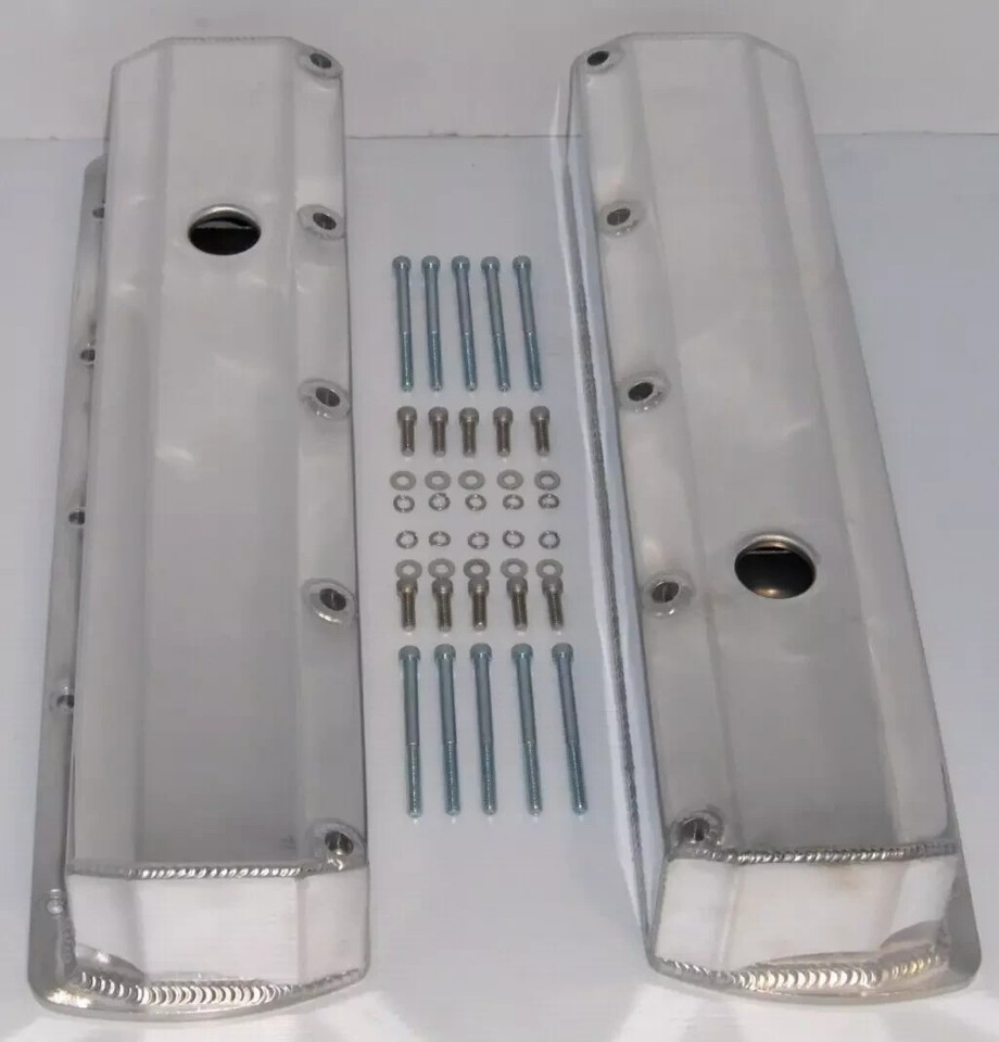 Oldsmobile V8 350 403 425 455 Fabricated Aluminum Valve Cover Set ...