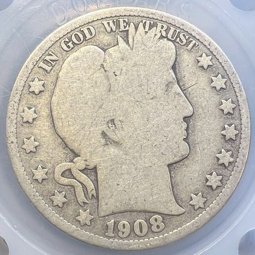 1908-D Barber Half Dollar - 90% Silver Coin - As Shown - Ships Free 22Q ...