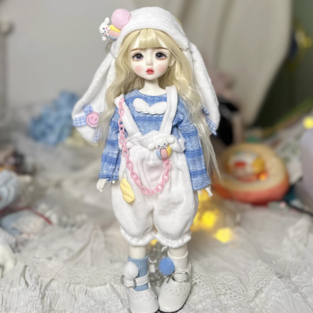 Mini 1/6 BJD Doll Cute Girl MJD Doll Ball Joints Eye Face Makeup ...