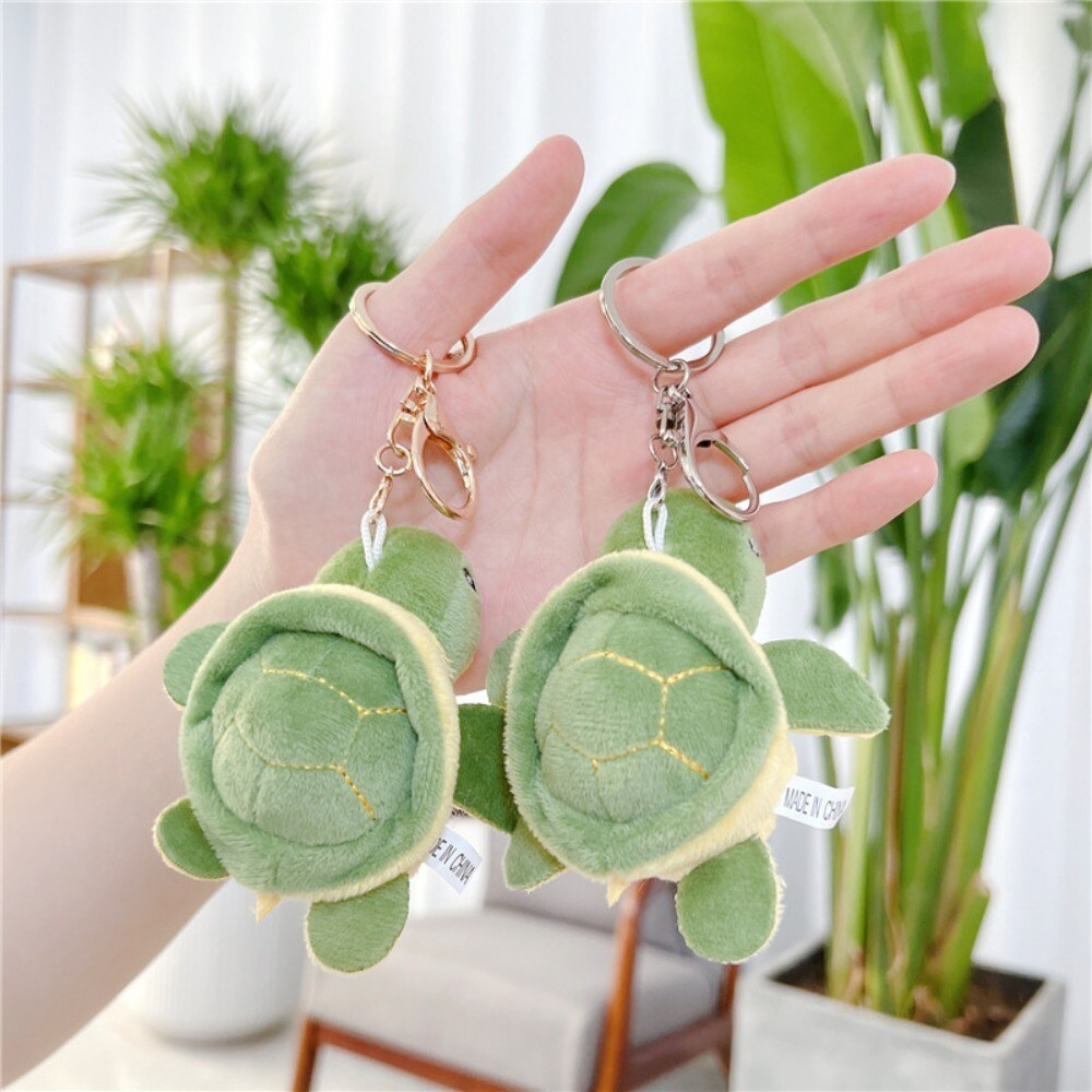 Small Turtle Doll Keychain Plush Toy Key Ring Children's Doll ...