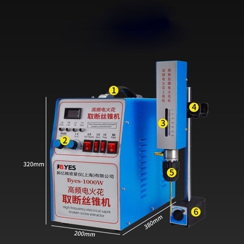 High Frequency Electrical Pulse EDM Wire Taking Machine 400W-1000W 220V ...