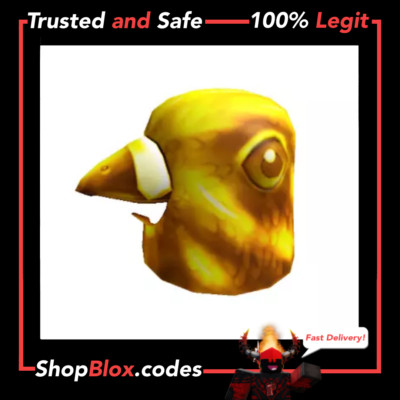 ROBL0X Bonus CHASER Code GOLD Pigeon Mask RARE! *Sent in Messages* | eBay