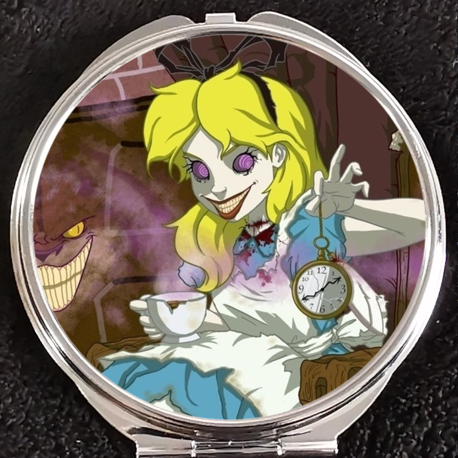 Zombie Undead Princess Alice in Wonderland Beauty Disney Makeup Compact ...