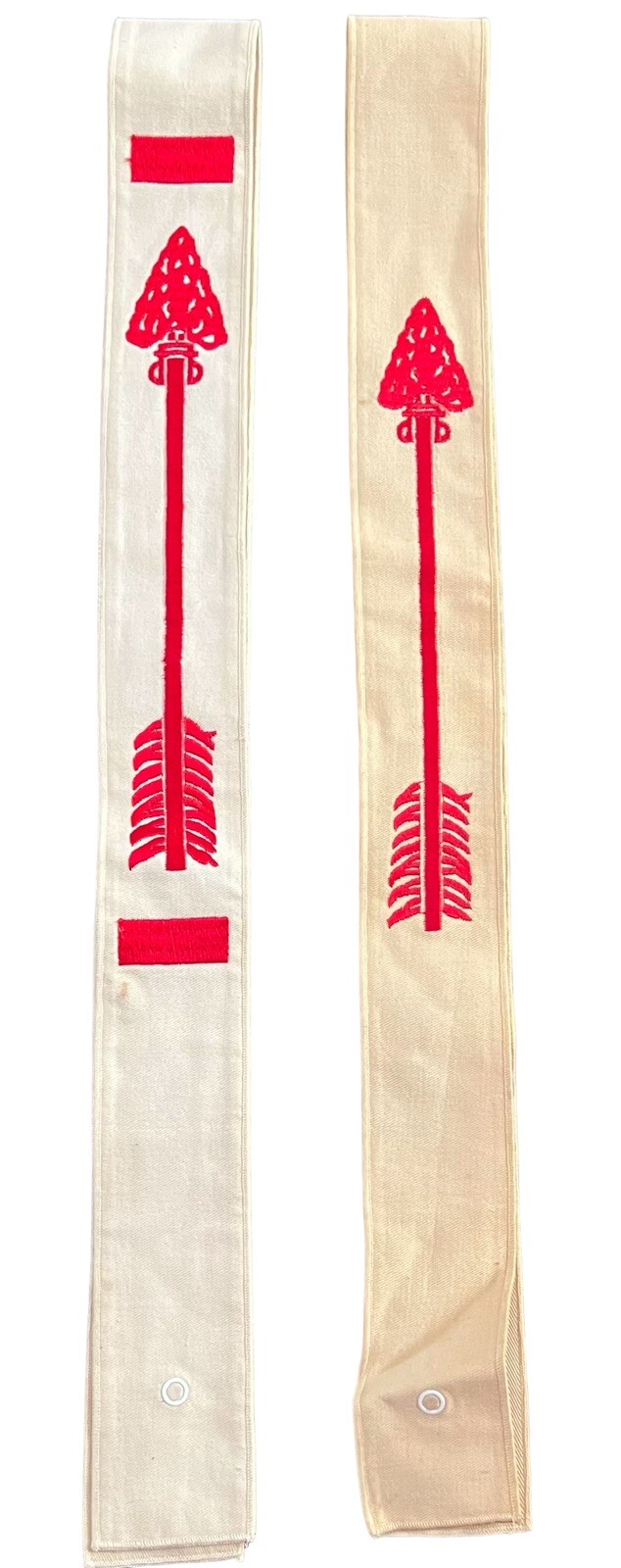 Vtg BSA 1960-1970s BOY SCOUT 2 Order of the Arrow BROTHERHOOD SASH 54 ...