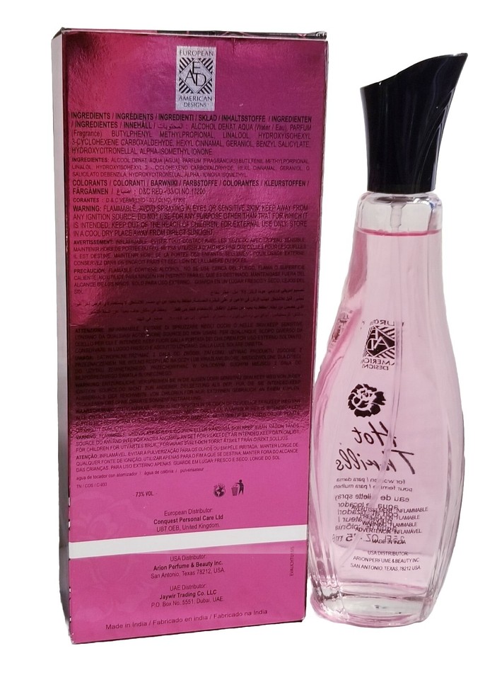 Women's Designer Perfume Eau De Toilette Spray HOT THRILLS 2.5 oz by ...