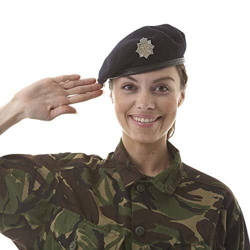 British Military Berets for Men and Women,Wool and Leather Army One ...