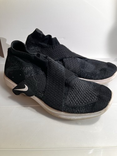 Nike Free Size 8.5 WOMEN RN Motion Flyknit 880846 003 Black Knit ...
