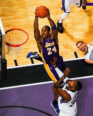 Kobe Bryant Jump Dunk Los Angeles Lakers 8x10 NBA Basketball Photo | eBay