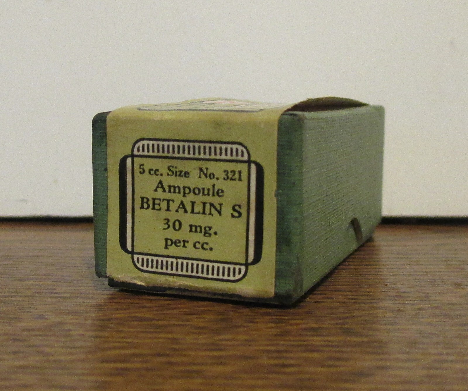 Vintage Eli Lilly BETALIN S Box and container | eBay