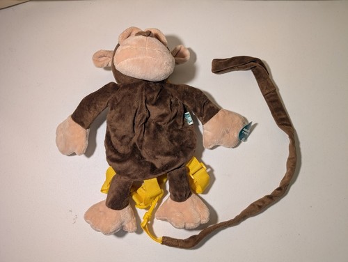 Skip Hop Zoo Monkey Toddler Backpack Harness Plush Safety Leash | eBay