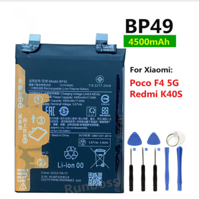 New High Quality BP49 4500mAh Battery For Poco F4 5G For Redmi K40S | eBay