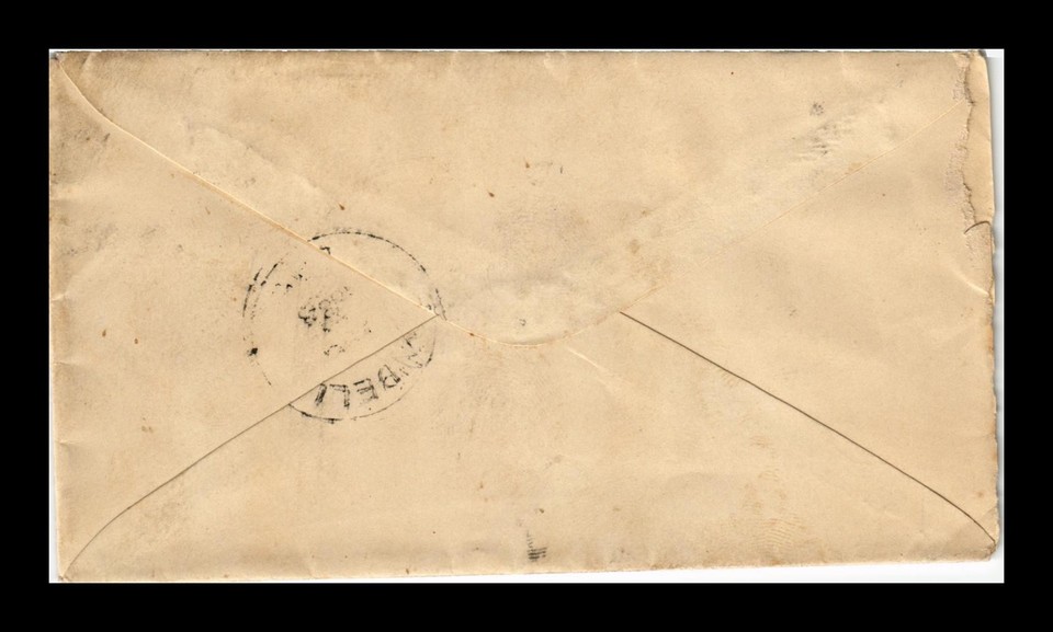 DR JIM STAMPS US COVER HAMILTON MINNESOTA 1883 BLUE INK CANCEL TO ...