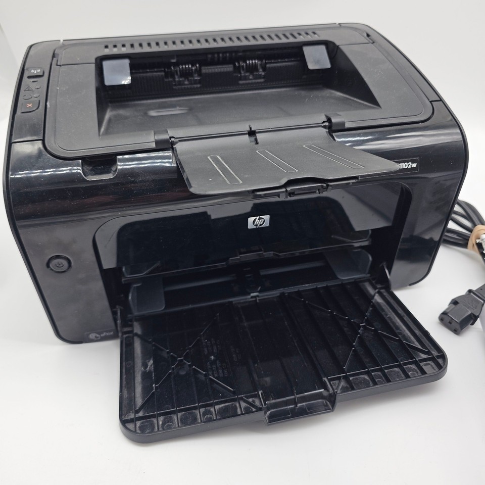 HP LaserJet Pro P1102w Laser Printer WiFi CE958A w/ Cables - with new ...
