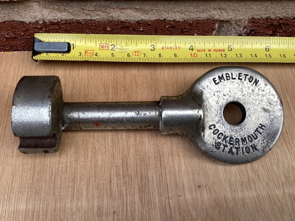 Tyers single line token key , Embleton / Cockermouth Station. | eBay UK