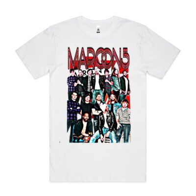 Maroon 5 T-Shirt Band Family Tee Music Rock And Roll Pop AS Colour ...