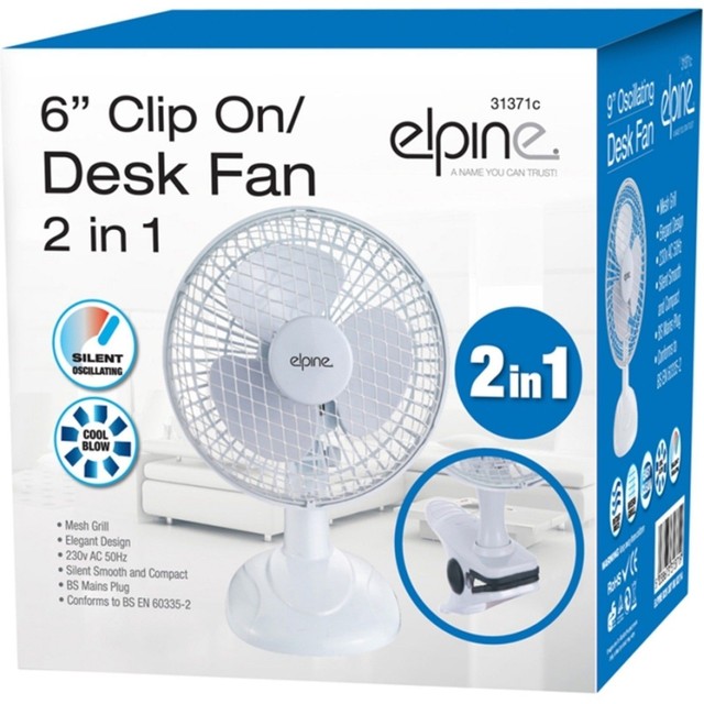 Elpine 31104C 16 inch Pedestal Fan - White for sale online | eBay