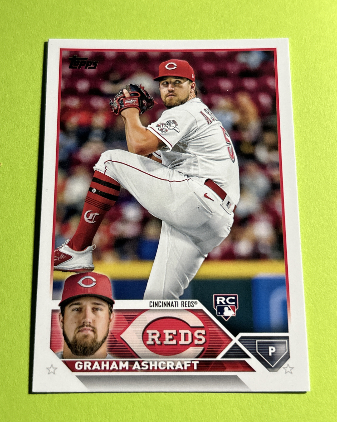 2023 Topps #214 Graham Ashcraft RC Rookie Cincinnati Reds Baseball | eBay