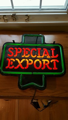 SPECIAL EXPORT HEILMAN'S LIGHTED BEER BAR SIGN PLASTIC VINTAGE | eBay