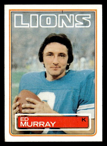 Ed Murray 1983 Topps Card #68 Detroit Lions | eBay