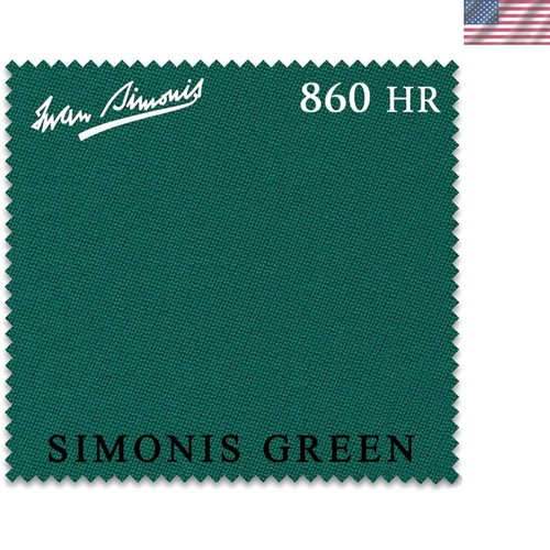 Simonis Green Pool Table Cloth, 8ft - Durable, Tournament-Ready Quality ...