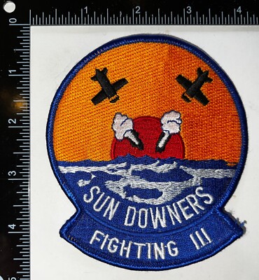 USN US Navy Sundowners Fighting 111 VF-111 Fighter Squadron Patch | eBay