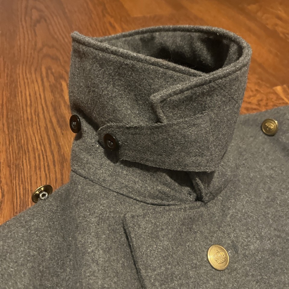 WWI GERMAN M1893 INFANTRY WINTER GREATCOAT OVERCOAT-SIZE 1 36r-38r | eBay