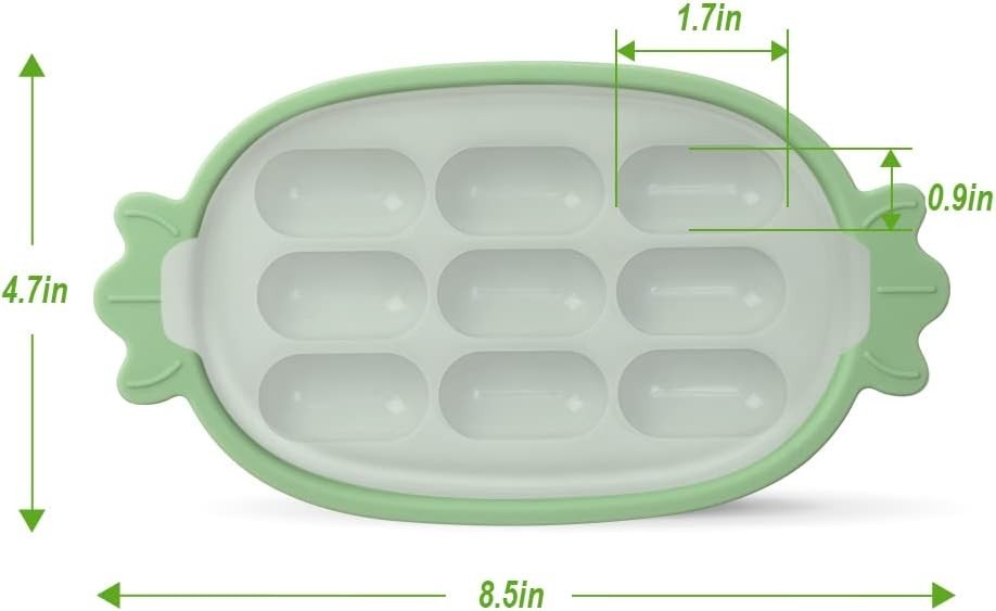 Baby Popsicle Mold Food Maker Baking Teething Freezer Tray BPA cooking ...