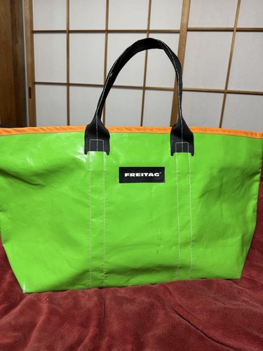 FREITAG F73 COOPER tote bag man Green rare Gold Tag authentic almost ...