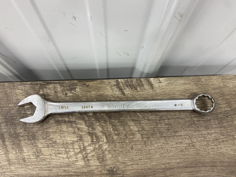 Bonney Tools USA B-80709 SAE 3/8-1” Combination Wrench Set, 12 Point ...