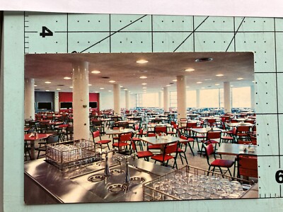 vintage Ohio State University Postcard - Ohio Union Building Cafeteria ...
