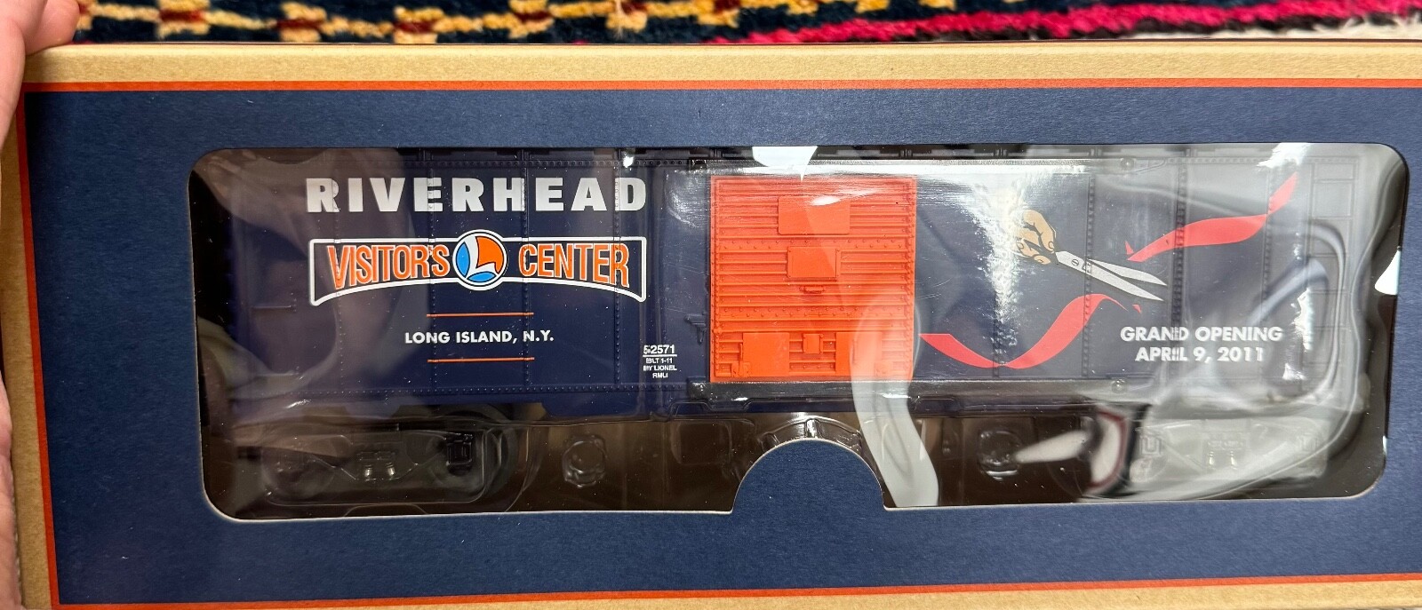 LIONEL 6-52571 RMLI LONG ISLAND RIVERHEAD VISITOR'S CENTER BOXCAR O ...