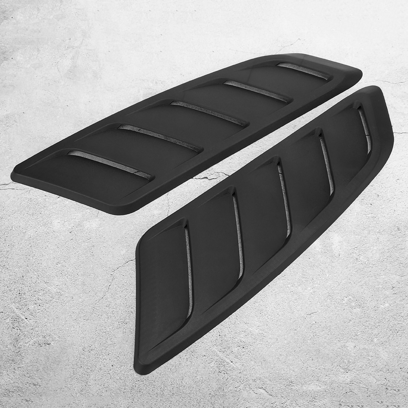 2Pcs Car Modification Hood Bonnet Vent Cover For Mustang 2015-2017 SNT ...