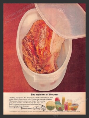 Tupperware for Thanksgiving 1960s Print Advertisement Ad 1963 | eBay