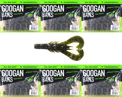 (6) Packs Googan Squad 3" Krackin' Craw California Craw Brand New In ...