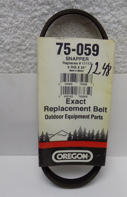 OREGON EXACT REPLACEMENT BELT #75-059 - FOR SNAPPER - NOS | eBay