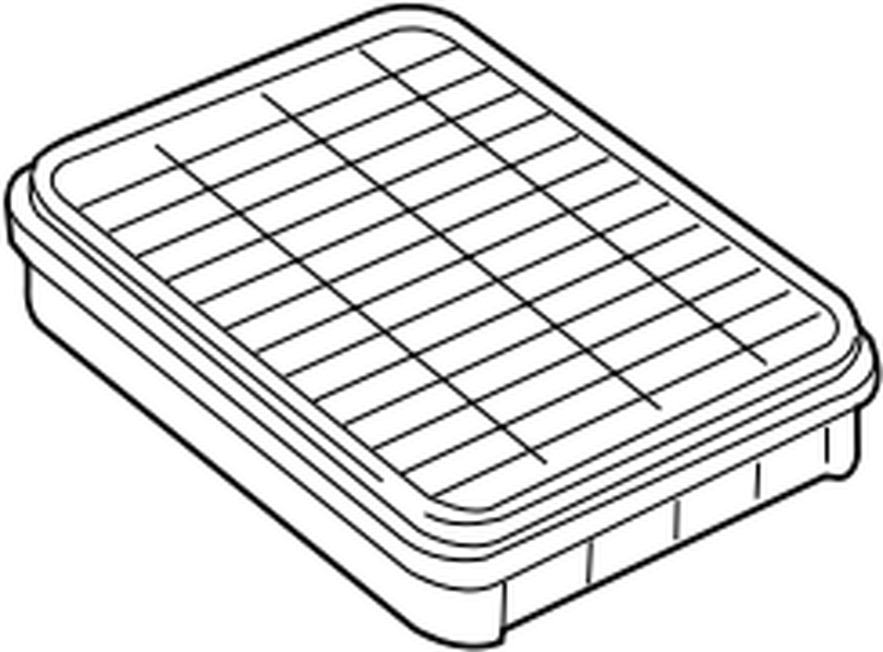 17801-0P100 Toyota Element sub-assy, air cleaner filter 178010P100, New ...