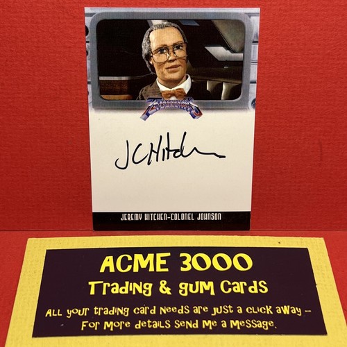 Unstoppable TERRAHAWKS - JEREMY HITCHEN Colonel Johnson Autograph CASE ...