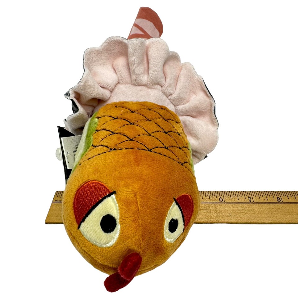 Bark Box Ernesto Ballerino Fish In Ballet Tutu Plush Squeak Crinkle Dog ...