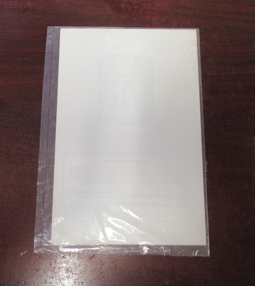 1971-72 De Tomaso Pantera Window Sticker | Paper | United States | De ...