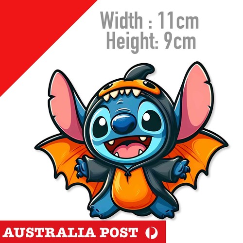 STITCH Flying Custom Vinyl Decal Sticker Car Window Laptop Lilo Disney ...