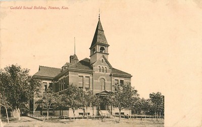 c1910 Garfield School Building, Newton, Kansas Postcard | eBay