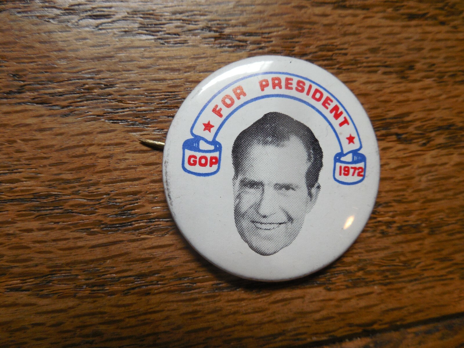Richard Nixon Presidential Political Pin Back Campaign 1972 Lapel Badge ...