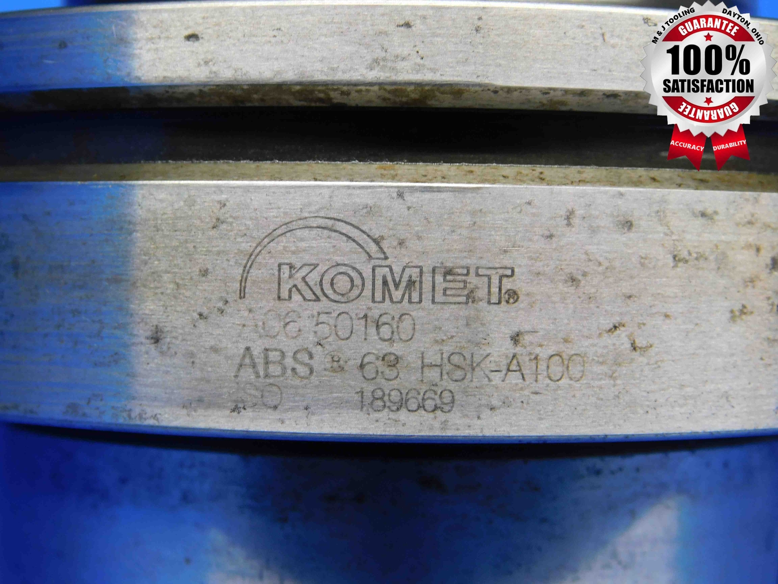 HSK100A KOMET ABS63 MODULAR TOOL HOLDER 3 1/4 PROJECTION A0650160 CNC ...