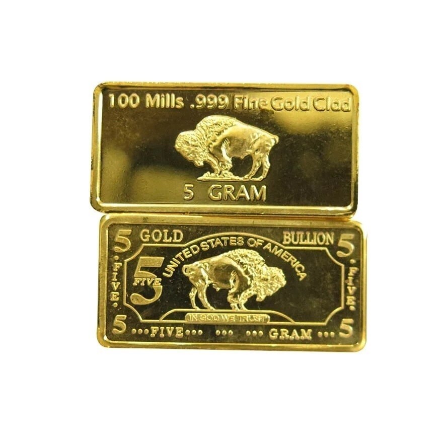 Superb 5 Gram 100 Mills .999 Fine Gold Collector Bar Free Shipping | eBay