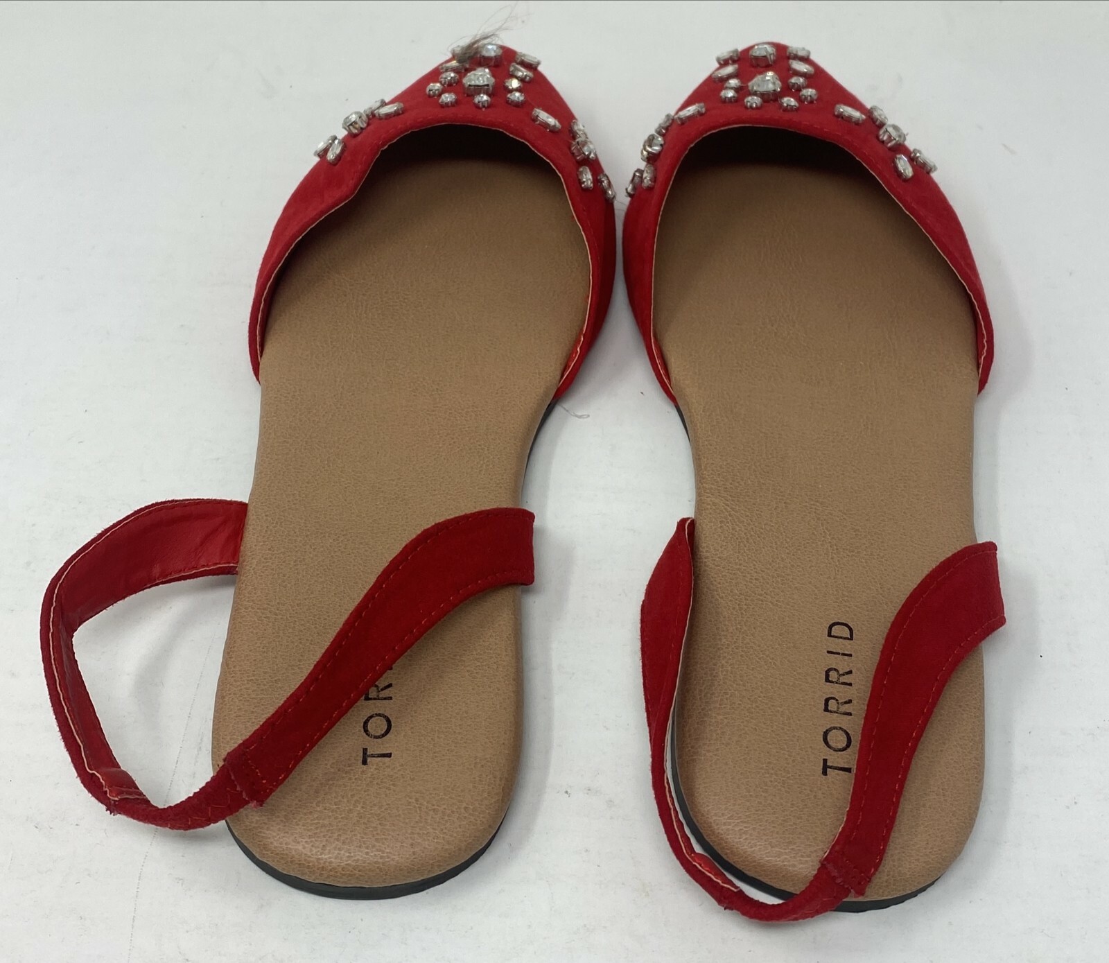 Torrid Womens Size 12 Dress Shoes Red with Gemstones | eBay