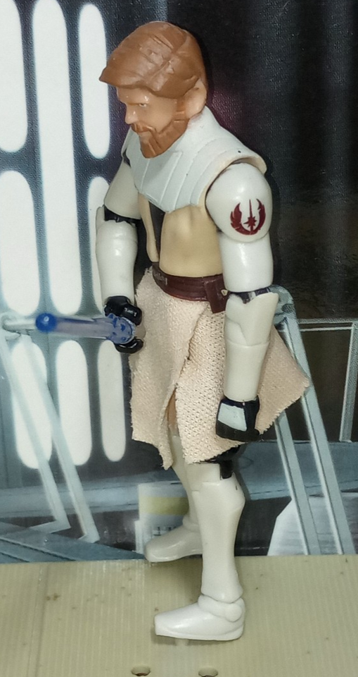 STAR WARS HASBRO CLONE WARS Obi-Wan Kenobi Complete 2010 Loose 1:18 ...