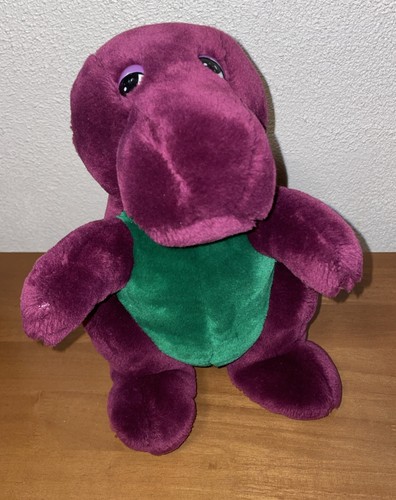 Vintage Dakin Barney The Dinosaur Plush 10” Closed Mouth Lyons Group ...