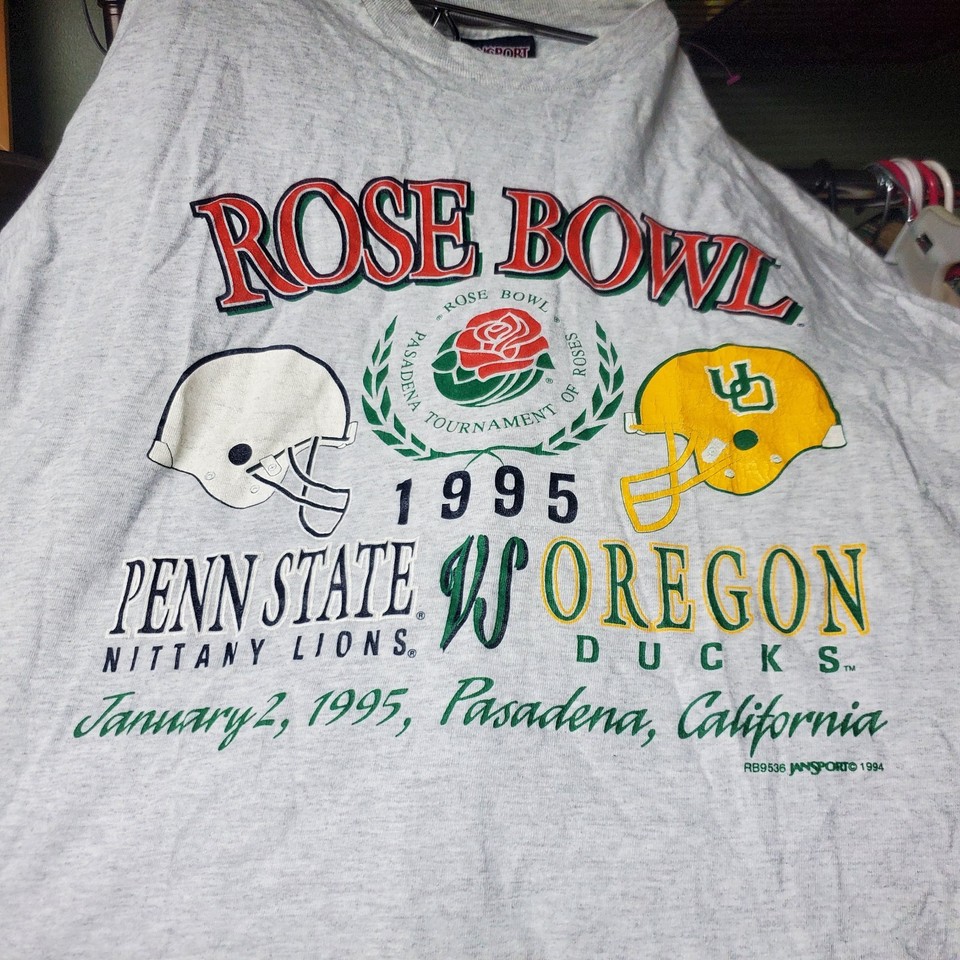 Vintage 90s 1994 Jansport 1995 Rose Bowl Penn State Vs Oregon Graphic ...
