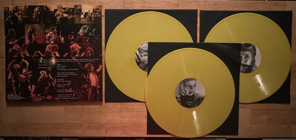 TRIPLE 33 LP LED ZEPPELIN THE AMERICAN RETURN YELLOW WAX LTD EDITION | eBay